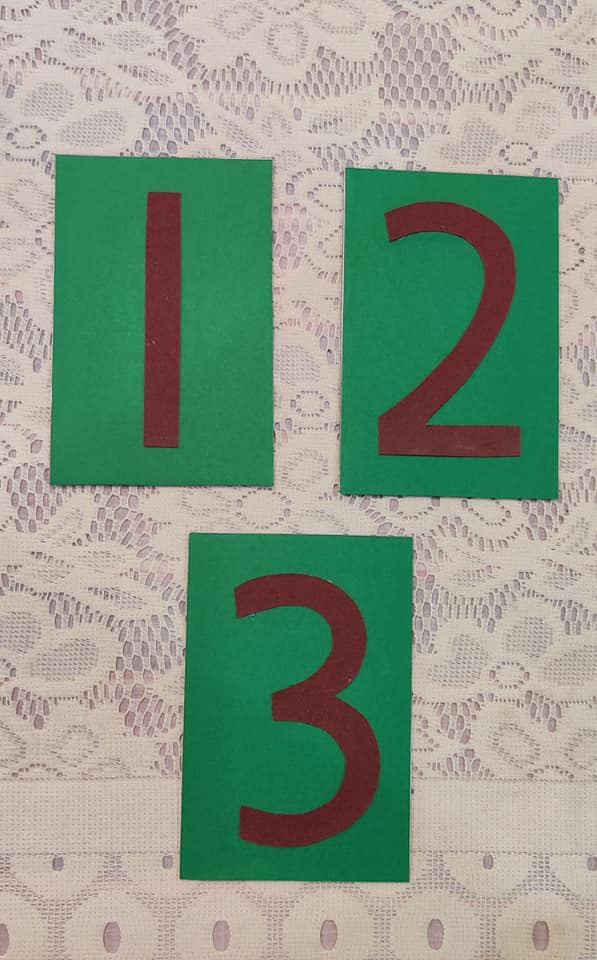 Sandpaper Numbers teaches the... - The Montessori WorkShop | Facebook