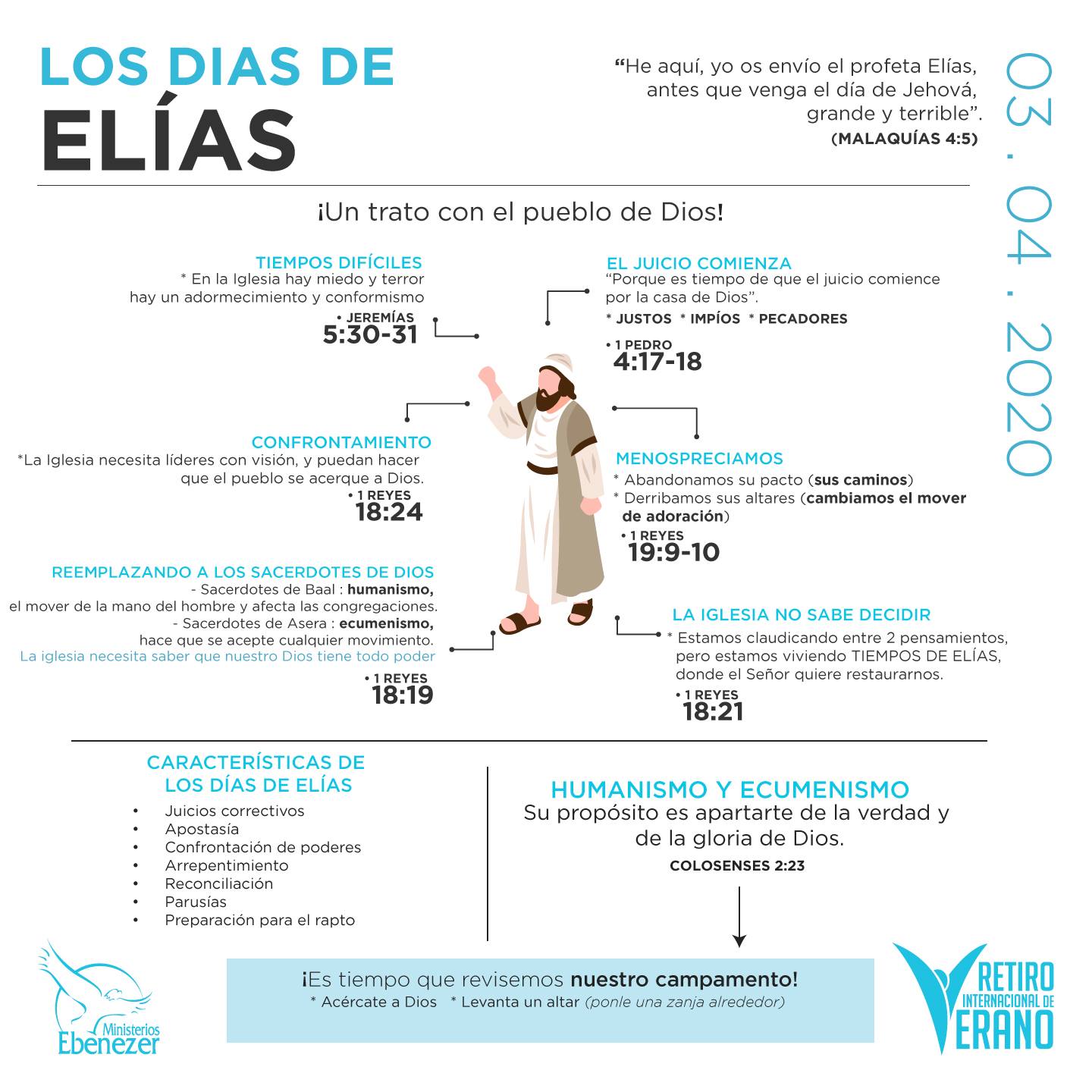 Tema: Los días de Elías, Pastor... - Ministerios Ebenezer