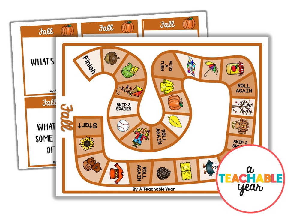 Seasonal Boardgames, ready to print and... - A Teachable Year | Facebook