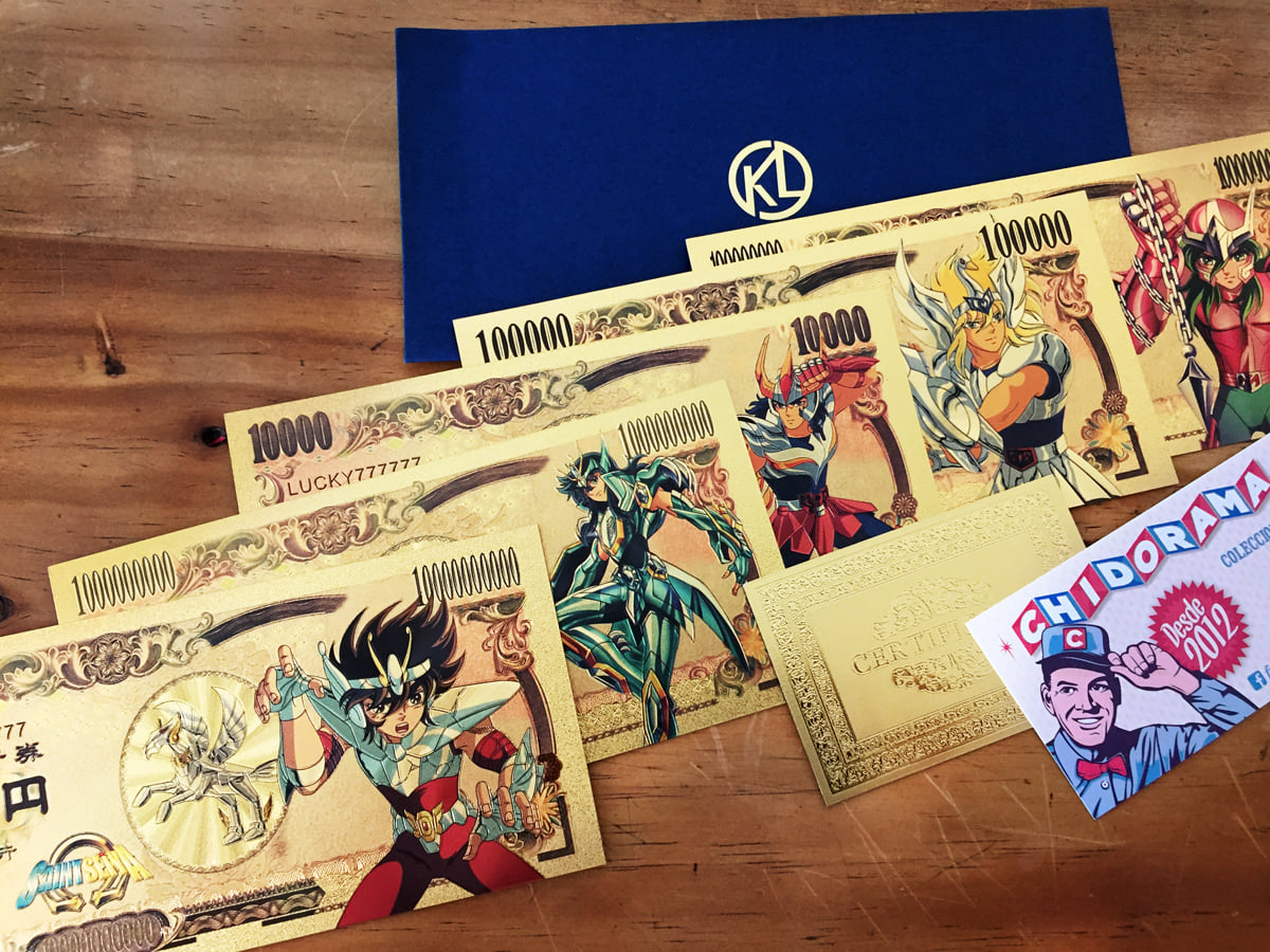 Chidorama Ventachidorama Set De Billetes Gold Foil De