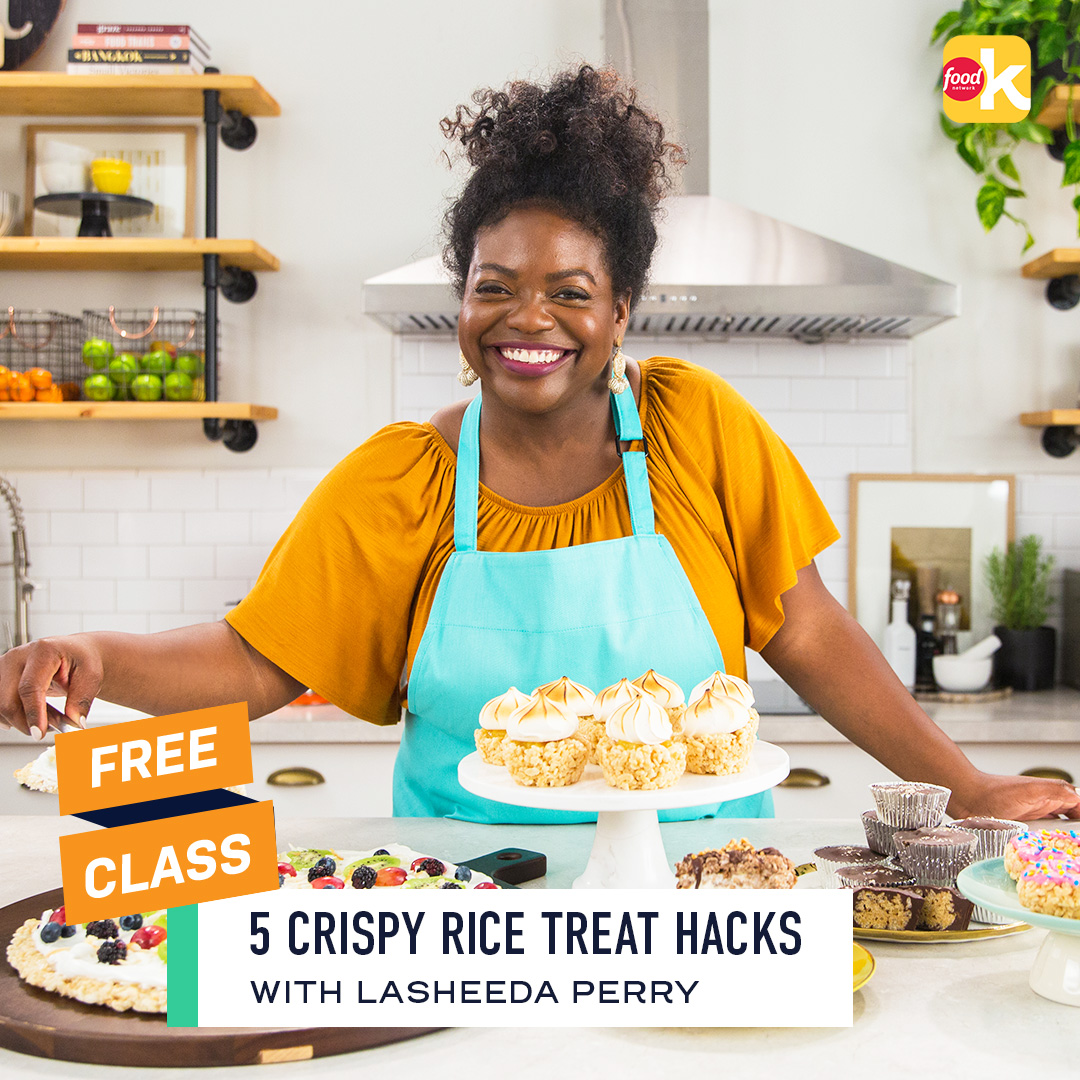 Crispy rice cereal treats are a... - Food Network Kitchen