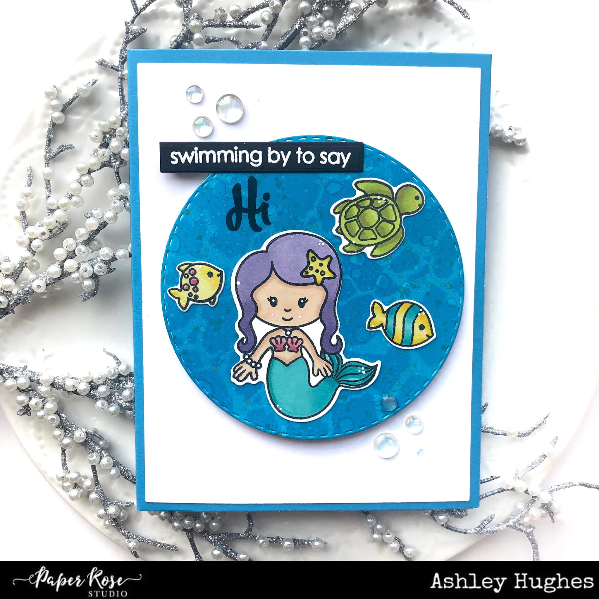 Paper Rose - Super cute card from Ashley Hughes this...