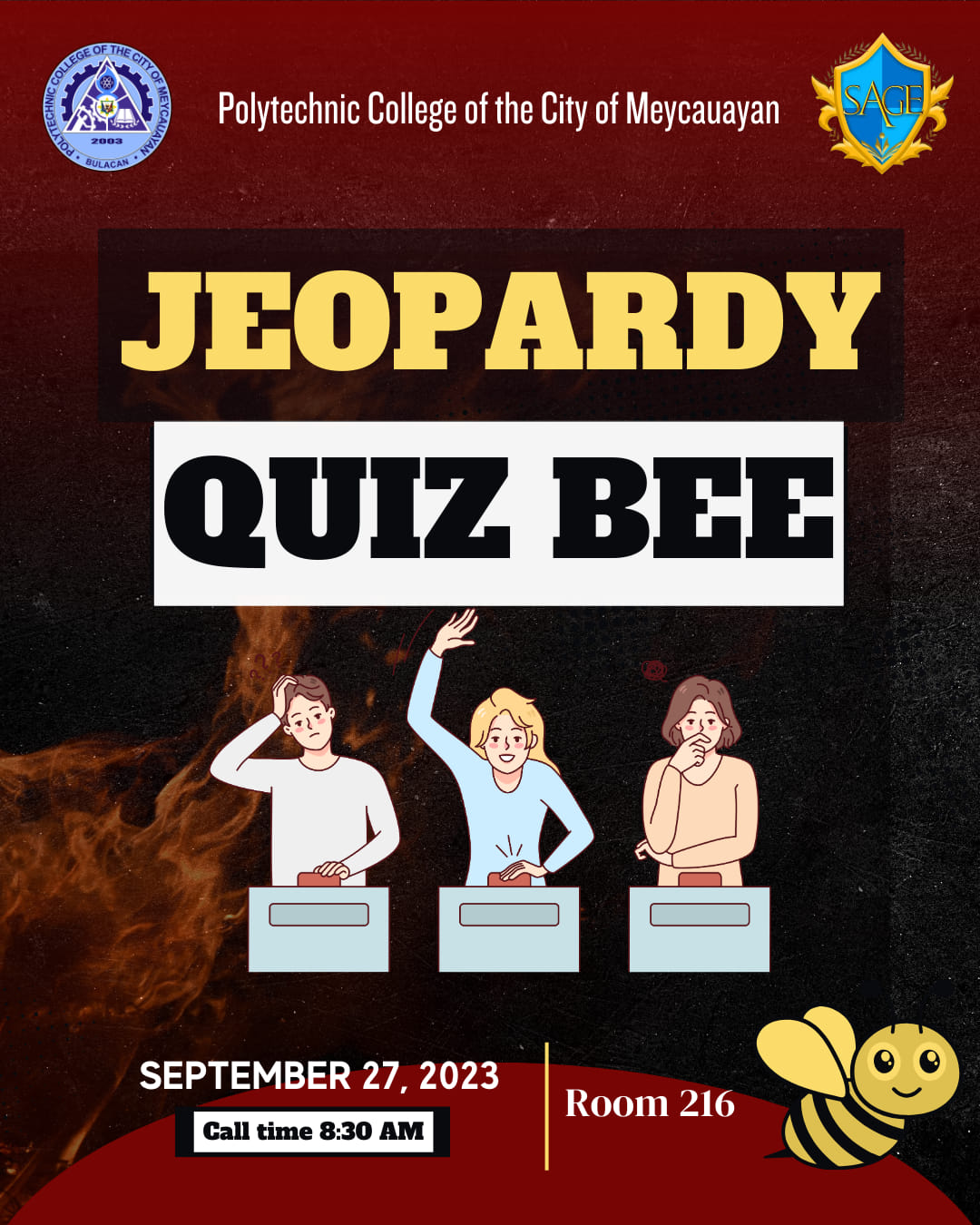 Students' - 📢 Adjusting to the New Schedule! 🕒 Our Jeopardy Quiz Bee in ...