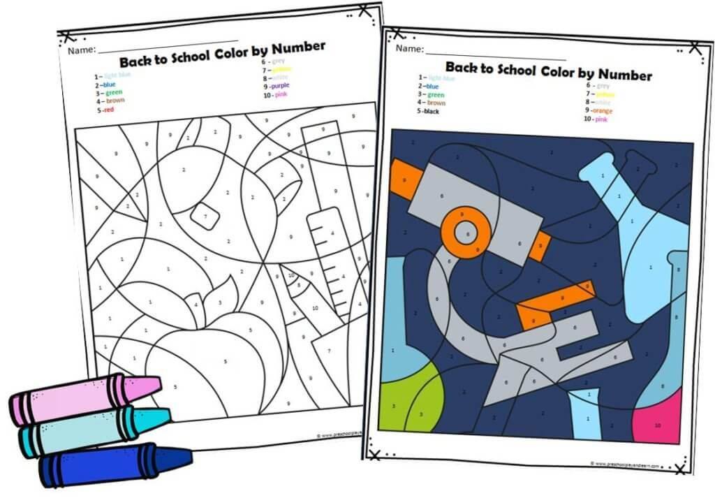 🏫 These super cute, free Back to... - 123 Homeschool 4 Me