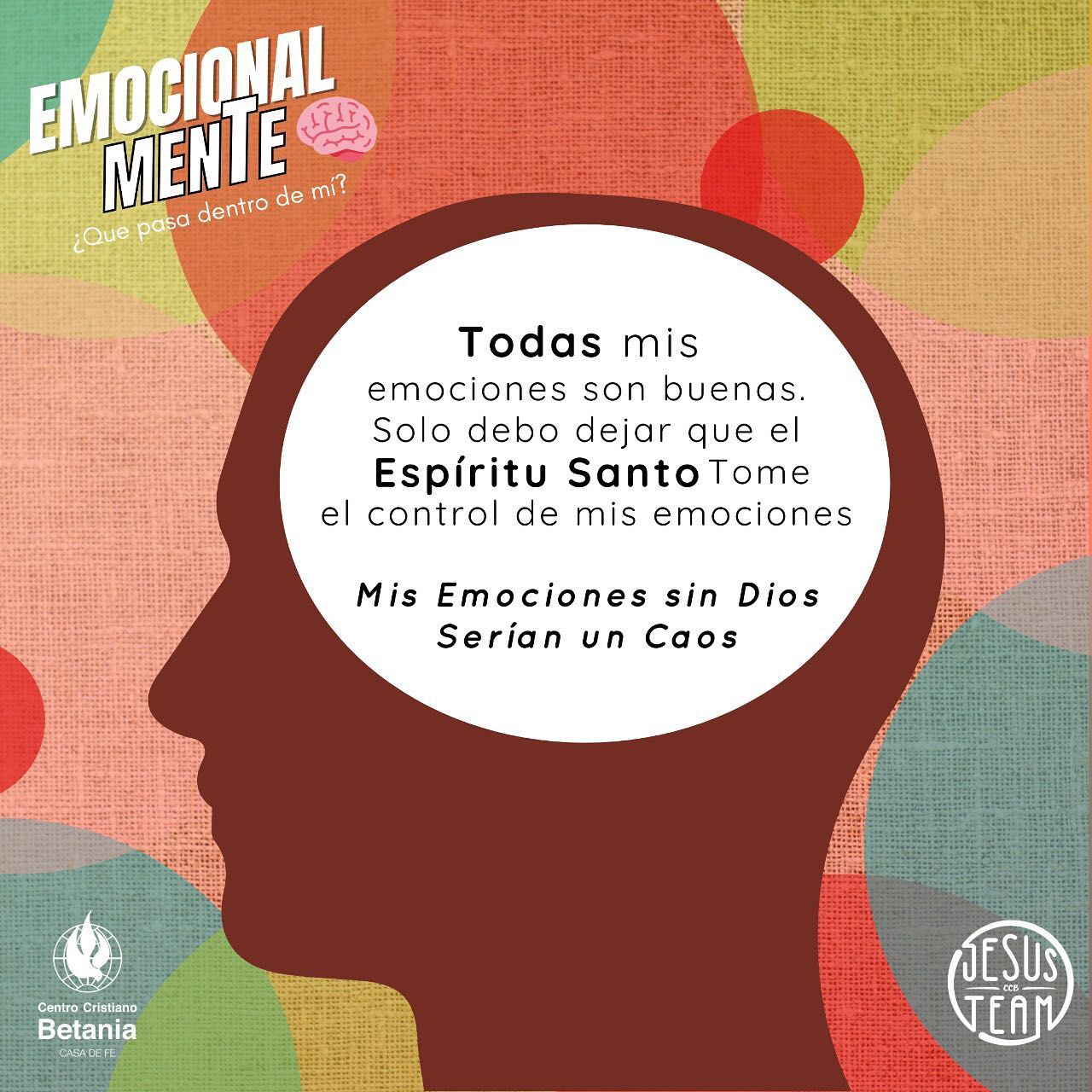 JESUS TEAM - No hay emociones buenas ni malas, todas son... | Facebook