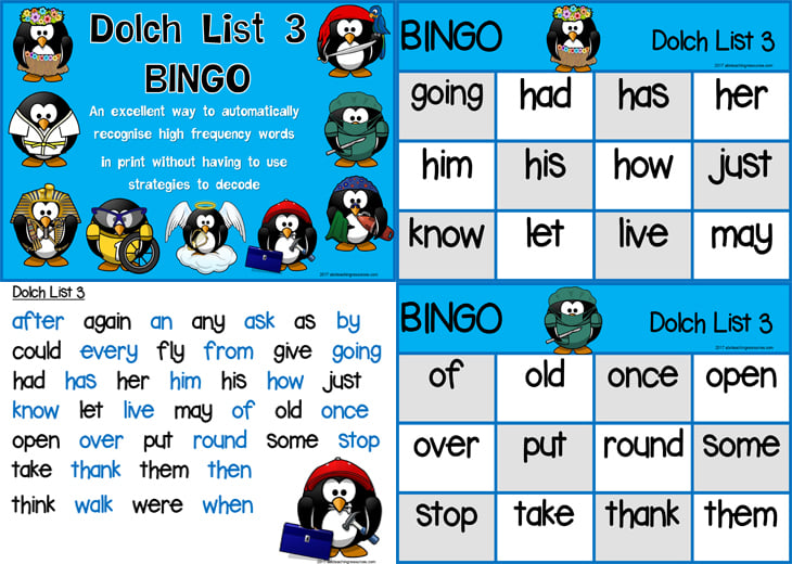 Sight Words | Bingo Game | Dolch... - ABC Teaching Resources