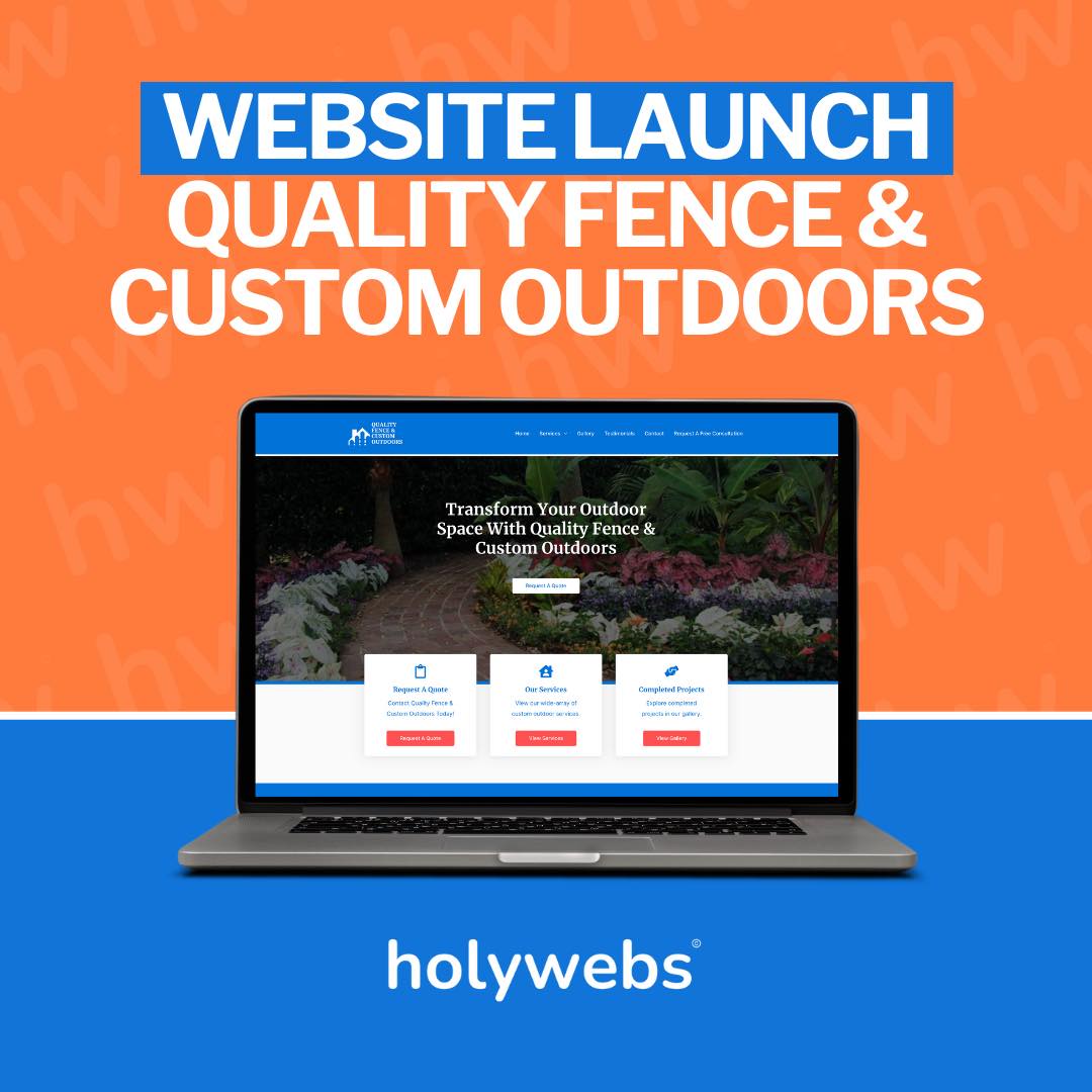 Holy Webs - 🎉Quality Fence & Custom Outdoors🎉 — Website... | Facebook