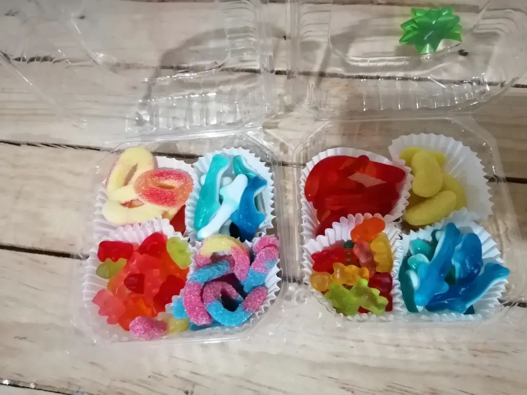 Algo Dulce Mini Box Gomitas🍬🤩 4 Tipos De Gomitas A