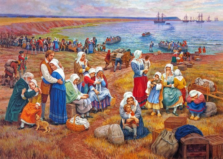 Séparation des familles lors de la déportation et du Grand Dérangement ...