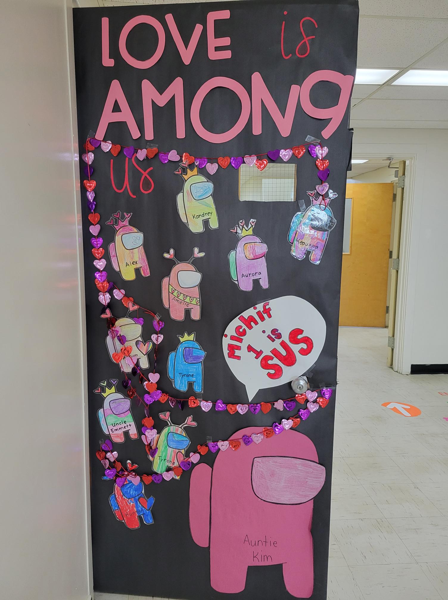 Builder's Club led door decorating event. Congratulations to Michif ...