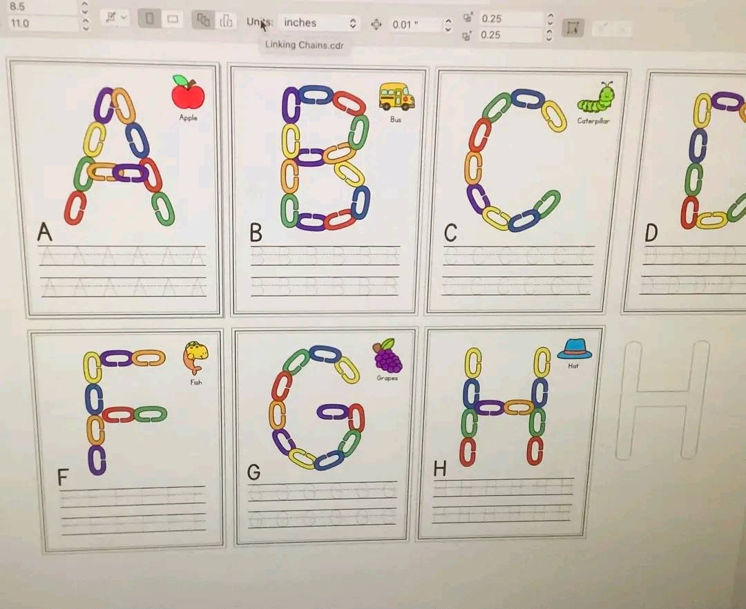 Linking Chains Alphabet Mats (... - English Created Resources | Facebook