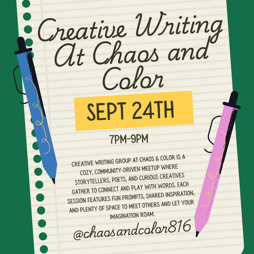 Creative Writing Community at Chaos and Color