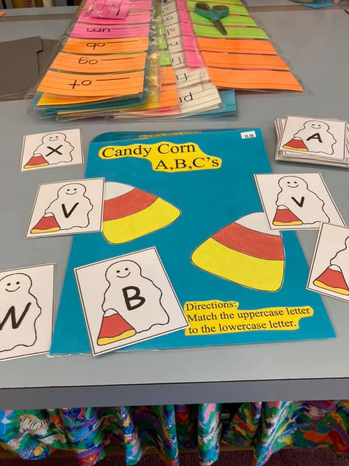Teacher's Pet - New A,B,C matching game~~ Candy Corn... | Facebook