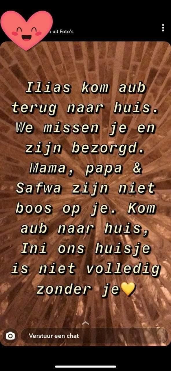 Ouders Van Ilias Vragen Om Dit Stichting Ar Rayaan