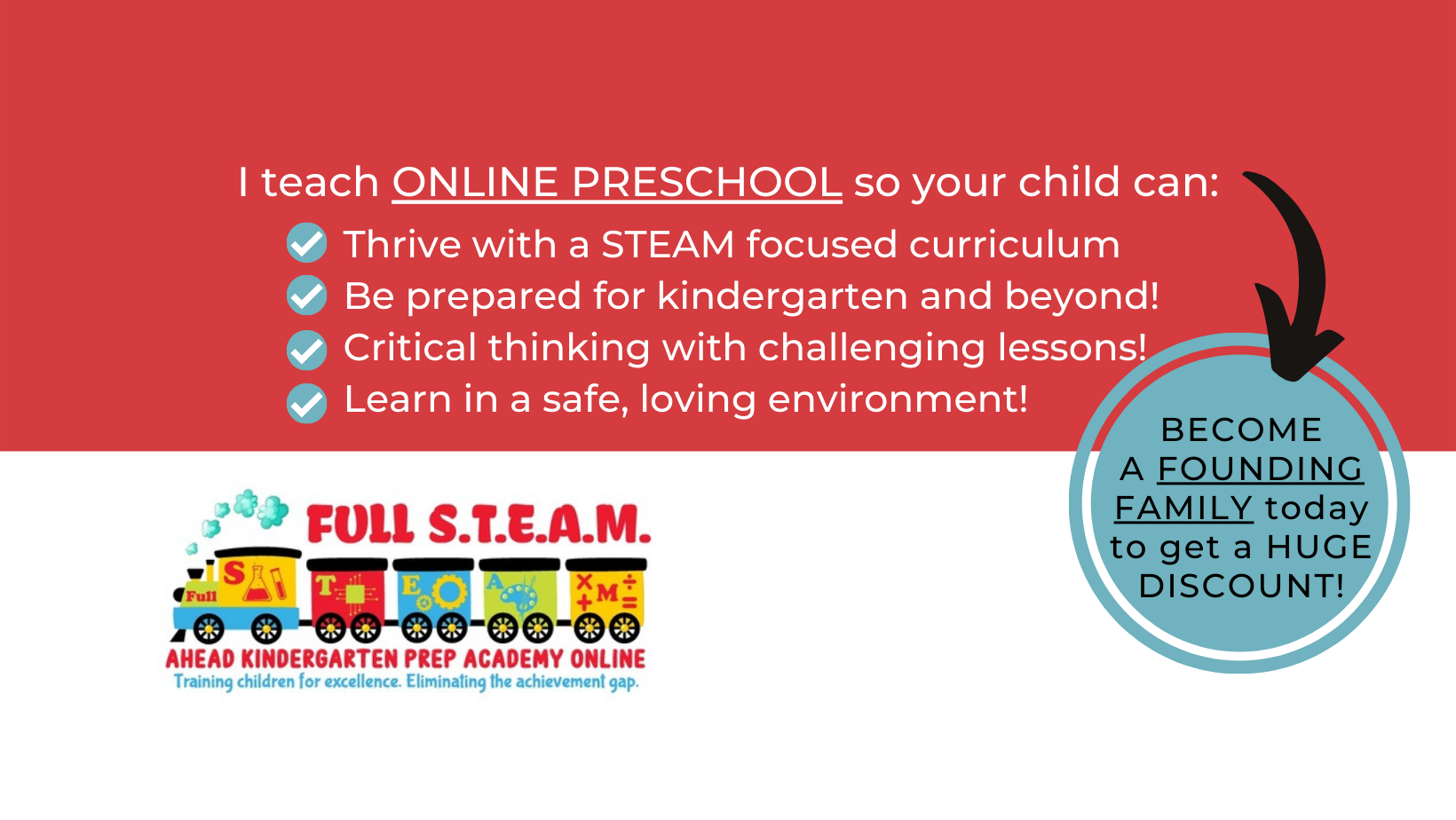 Full STEAM Ahead Kindergarten Prep Academy, LLC - Online