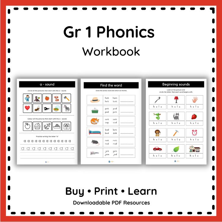 💥 Gr 1 Phonics Workbook 💥 Buy... - The Early Learning Toolbox | Facebook