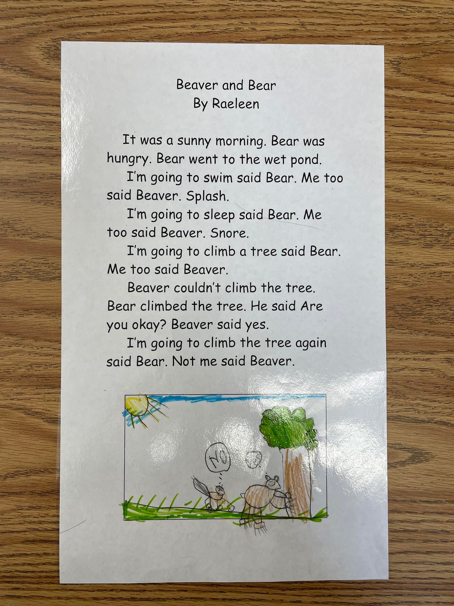 Caroline School - The grade 1/2’s became authors and...