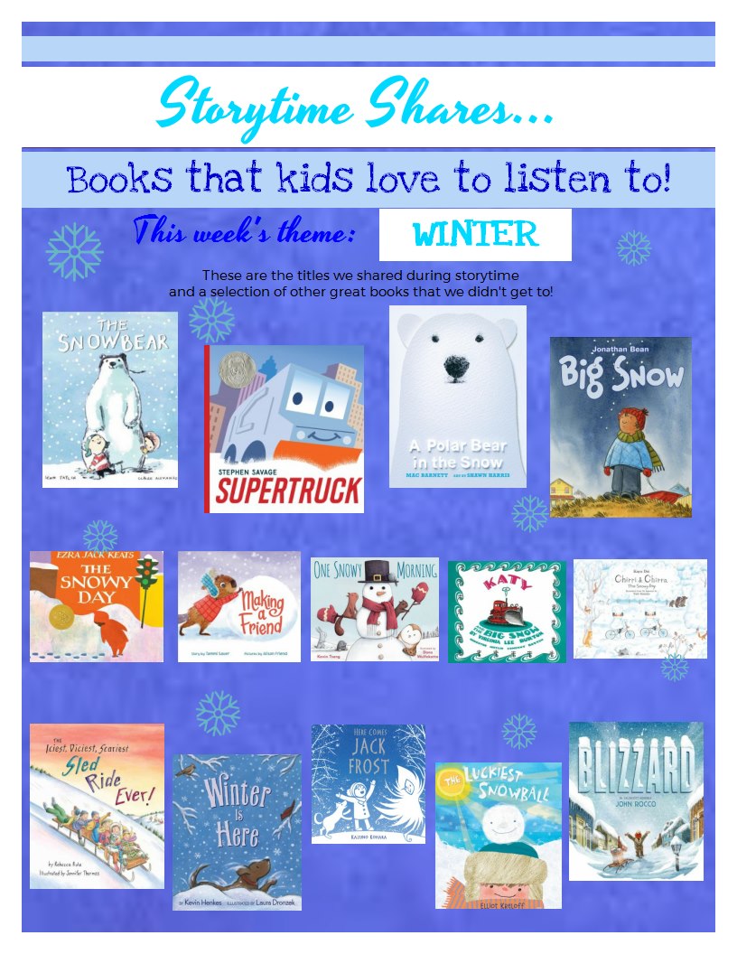 Amherst Town Library - Last week's ZOOM Family Storytime was all about ...