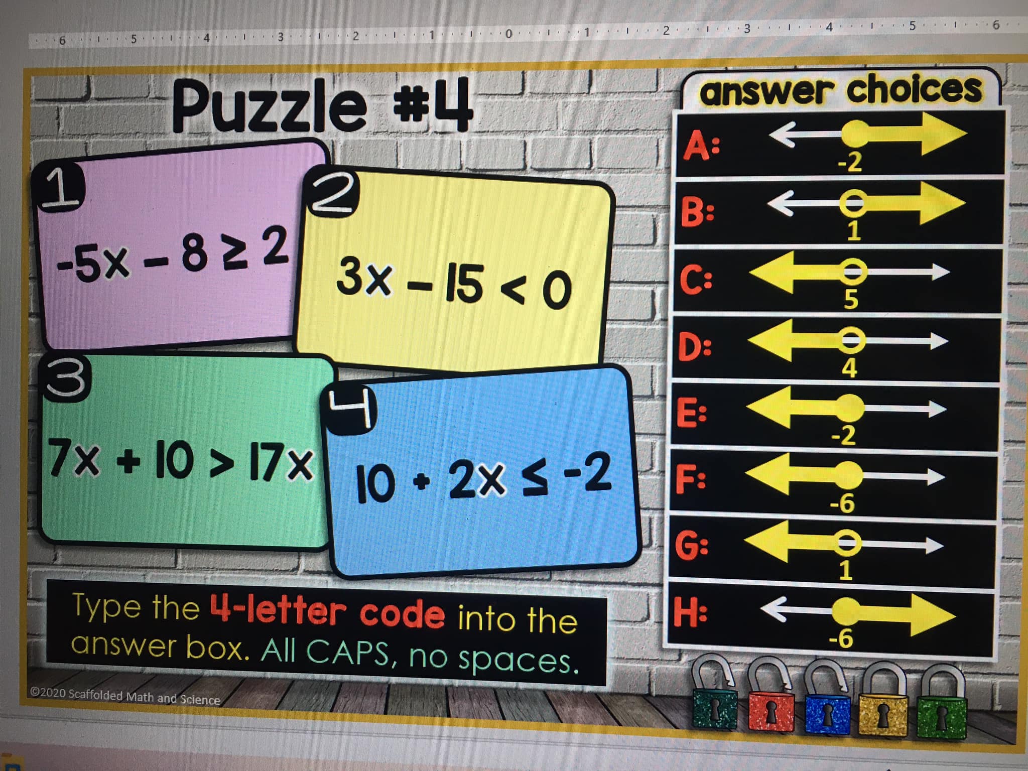 Just completed this 2-step... - Scaffolded Math and Science