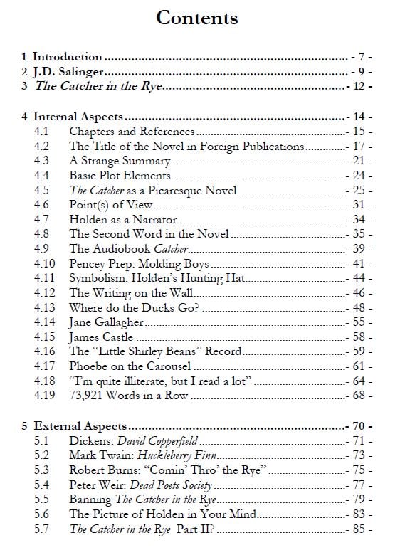 BOOK: Looking Back after 70 Years: Salinger’s Catcher in the Rye Revisited