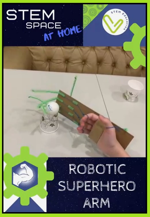 STEM-apalooza - 𝗦𝘂𝗽𝗲𝗿𝗵𝗲𝗿𝗼 𝗔𝗿𝗺: 𝗦𝗧𝗘𝗠 𝗔𝘁 𝗛𝗼𝗺𝗲 𝗔𝗰𝘁𝗶𝘃𝗶𝘁𝘆! https://tinyurl ...