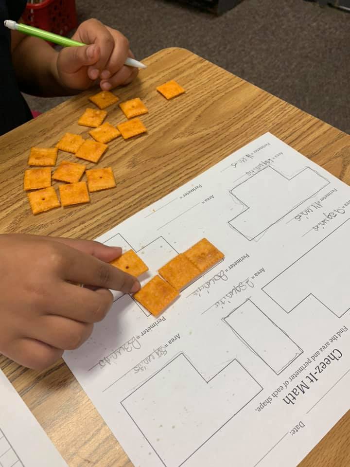 Today we practiced finding area... - Mrs. Bryant's Classroom