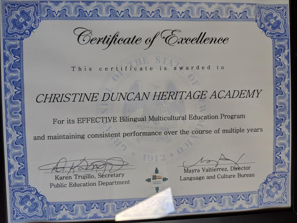 Christine Duncans Heritage Academy Albuquerque Nm