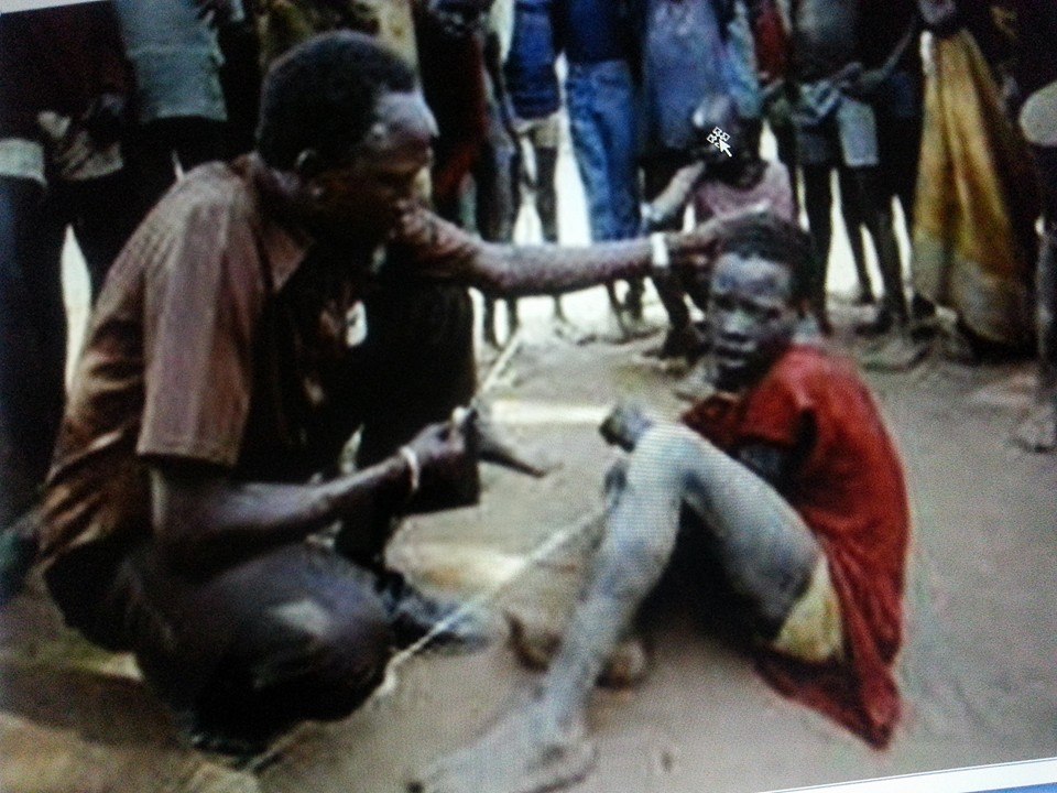 We - ETHIOPIA. 1988. Hospital compound, Pinyudu (Fugnido) refugee camp ...