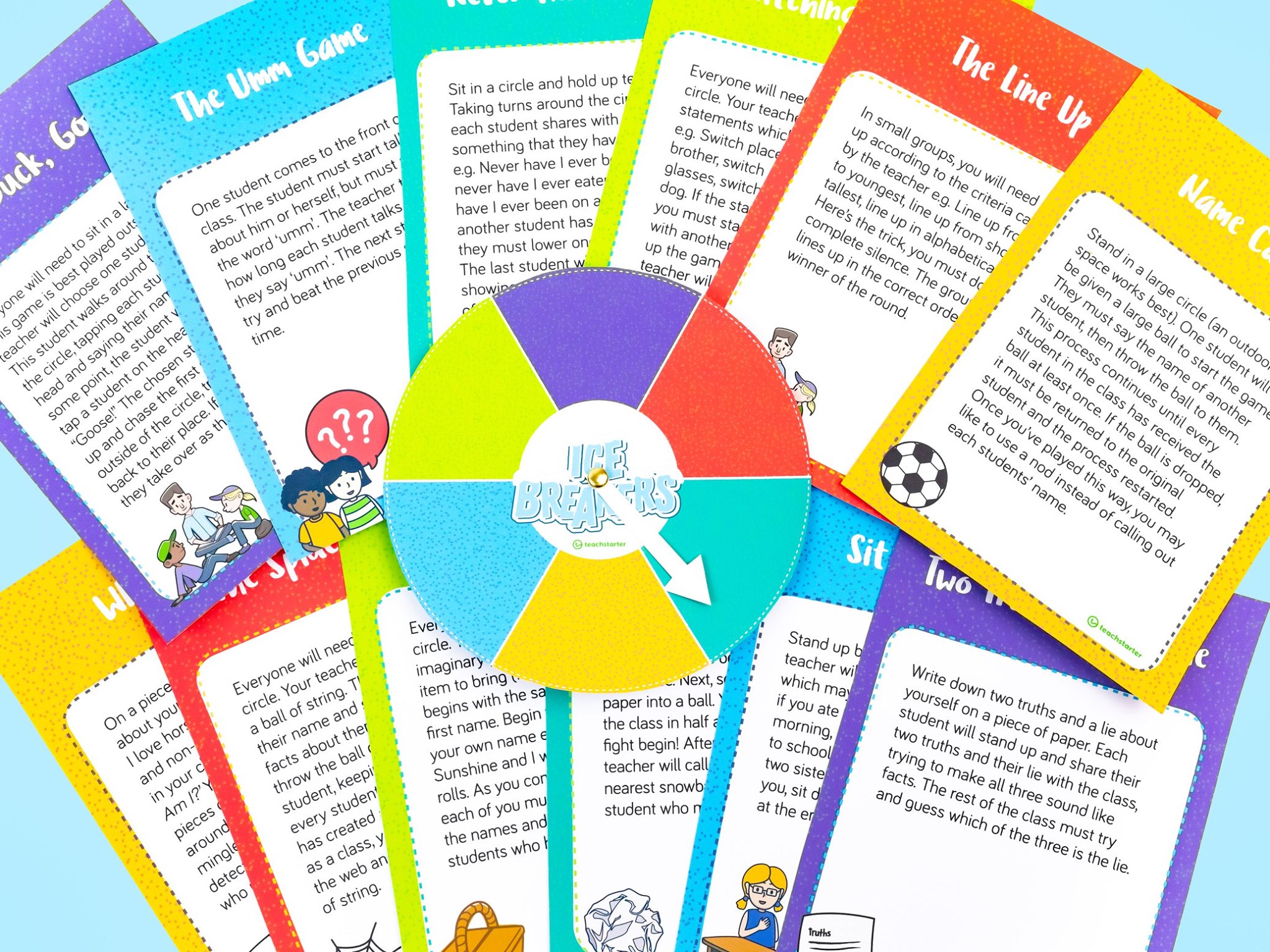 Teach Starter - Our interactive icebreaker activity pack...