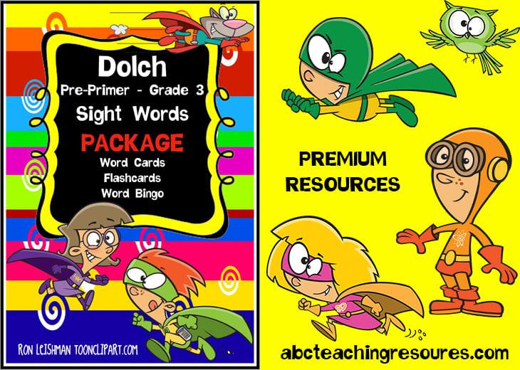 Sight Words | Dolch: Pre-Primer,... - ABC Teaching Resources | Facebook