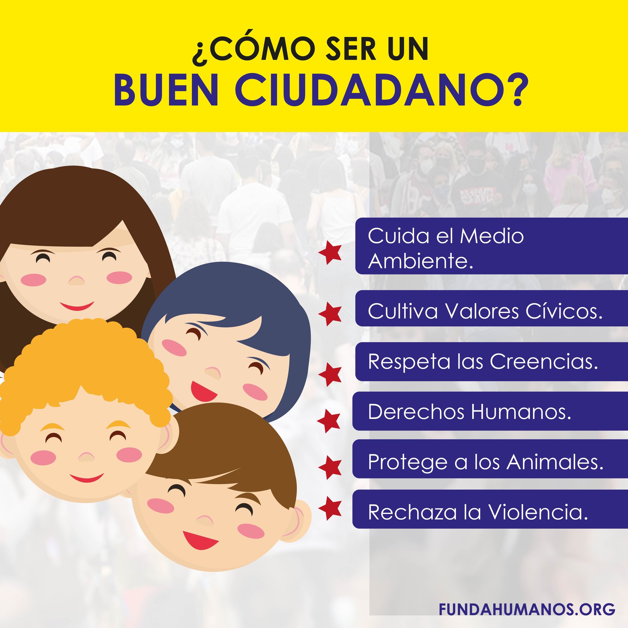 ¿Cómo ser un buen ciudadano? Cuida... - Fundación Humanos | Facebook