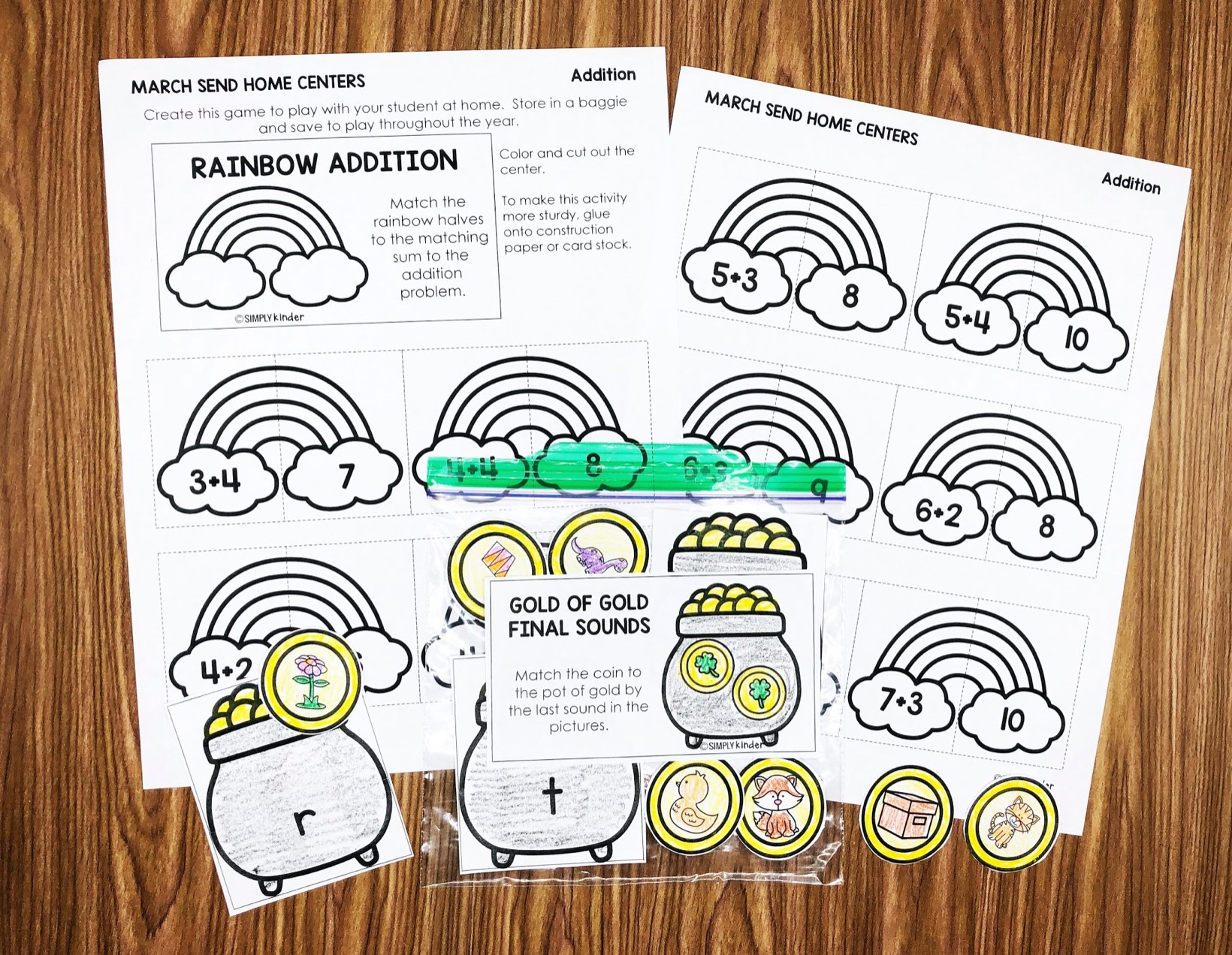 Simply Kinder - Our Send Home Centers are a great option...