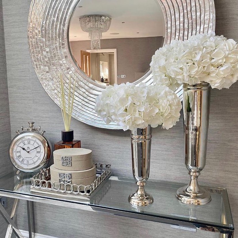 Our Stunning Silver Wave Mirror Tides Home And Garden
