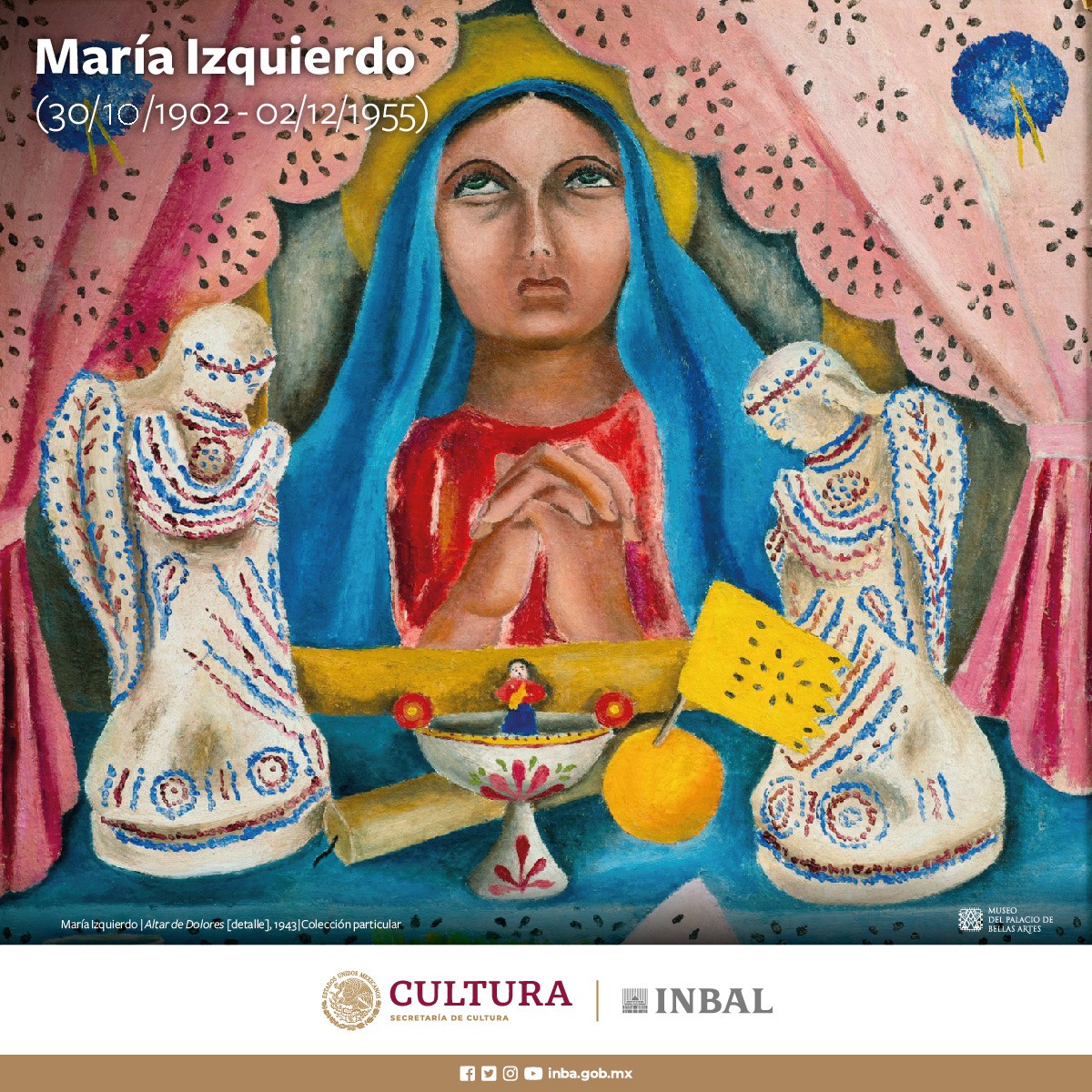 Museo del Palacio de Bellas Artes - #SabíasQue María Izquierdo (1902 ...
