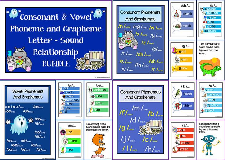 ABC - **Consonant & Vowel Phoneme and Grapheme | Letter - Sound ...