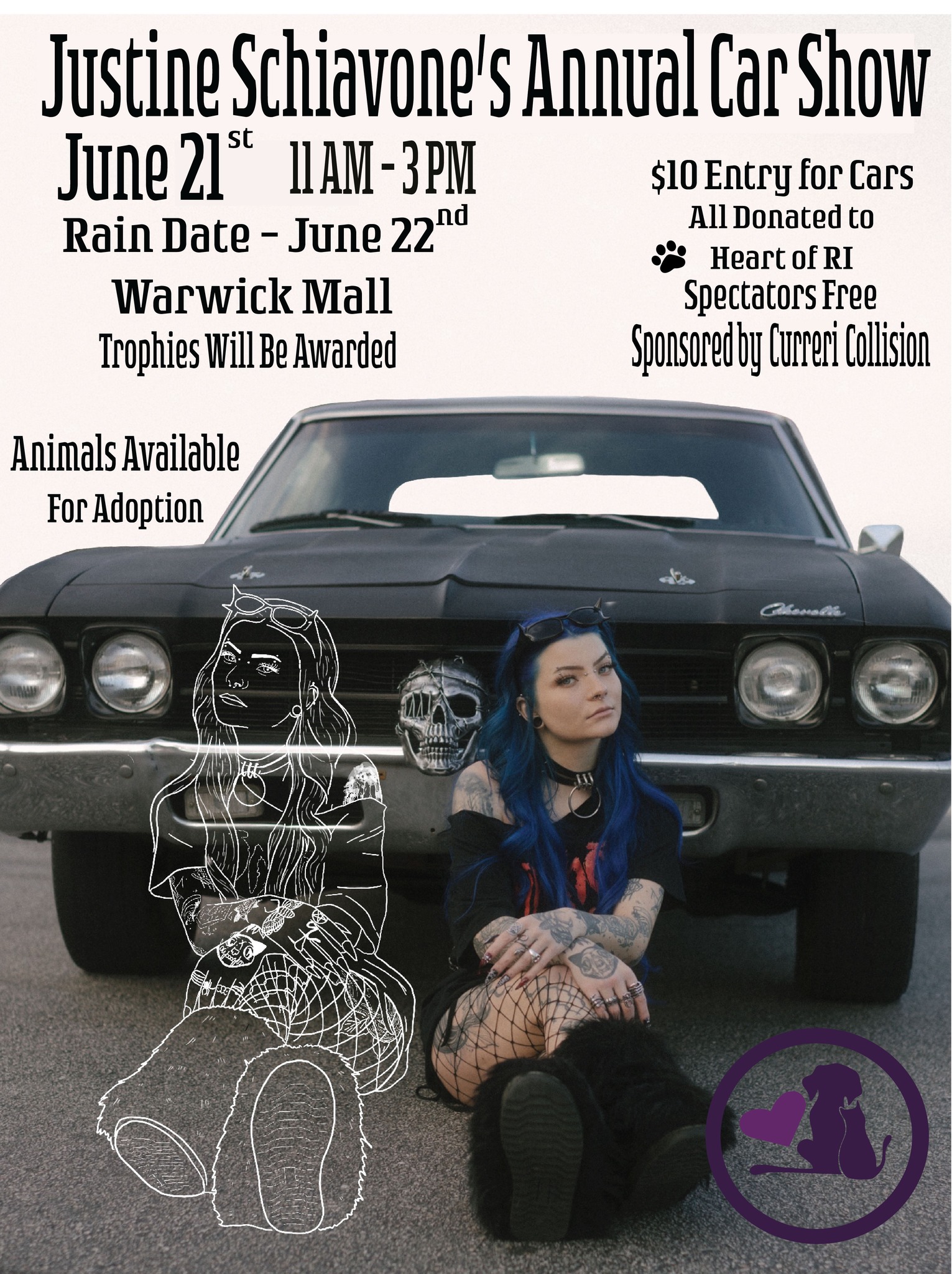 Justine Schiavones Annual Car Show