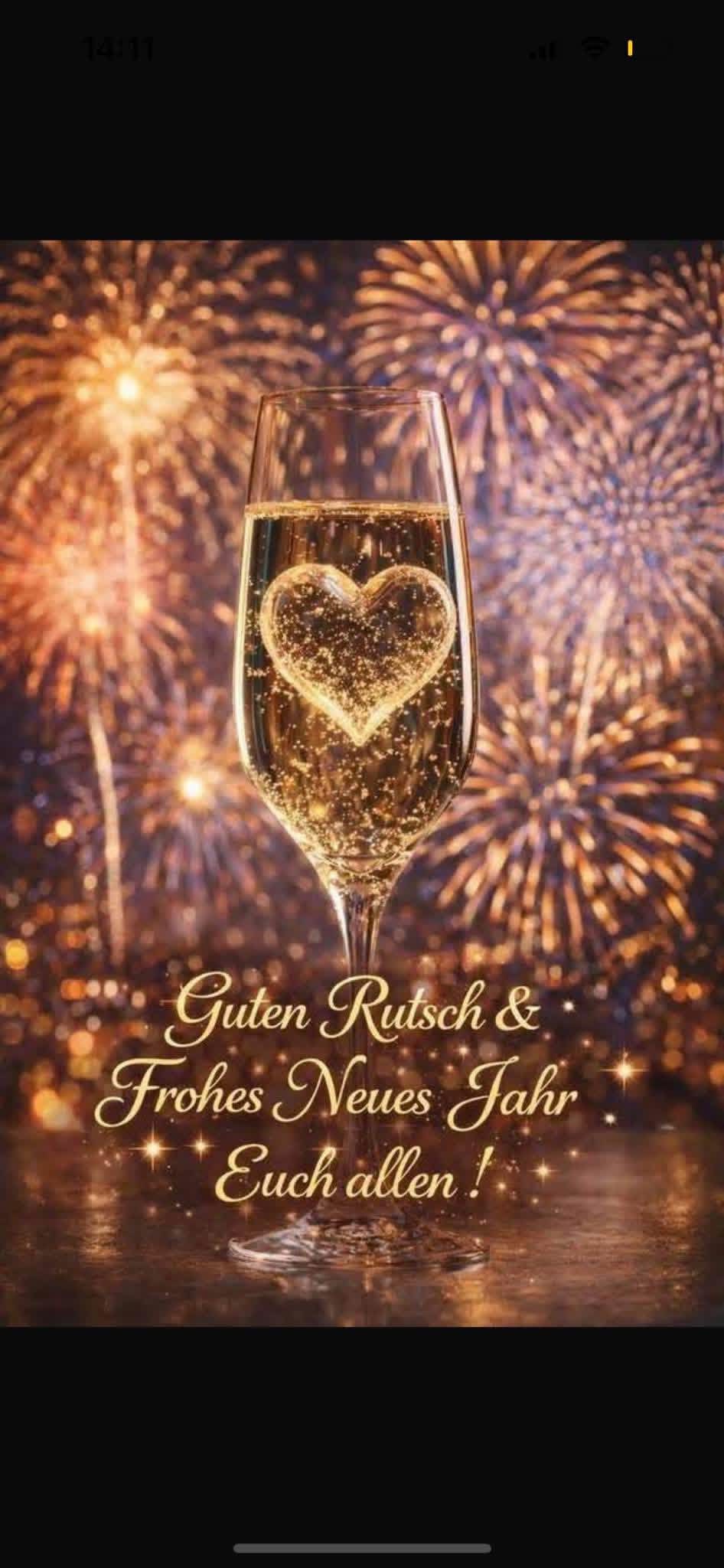 Guten Rutsch Beste Freundin