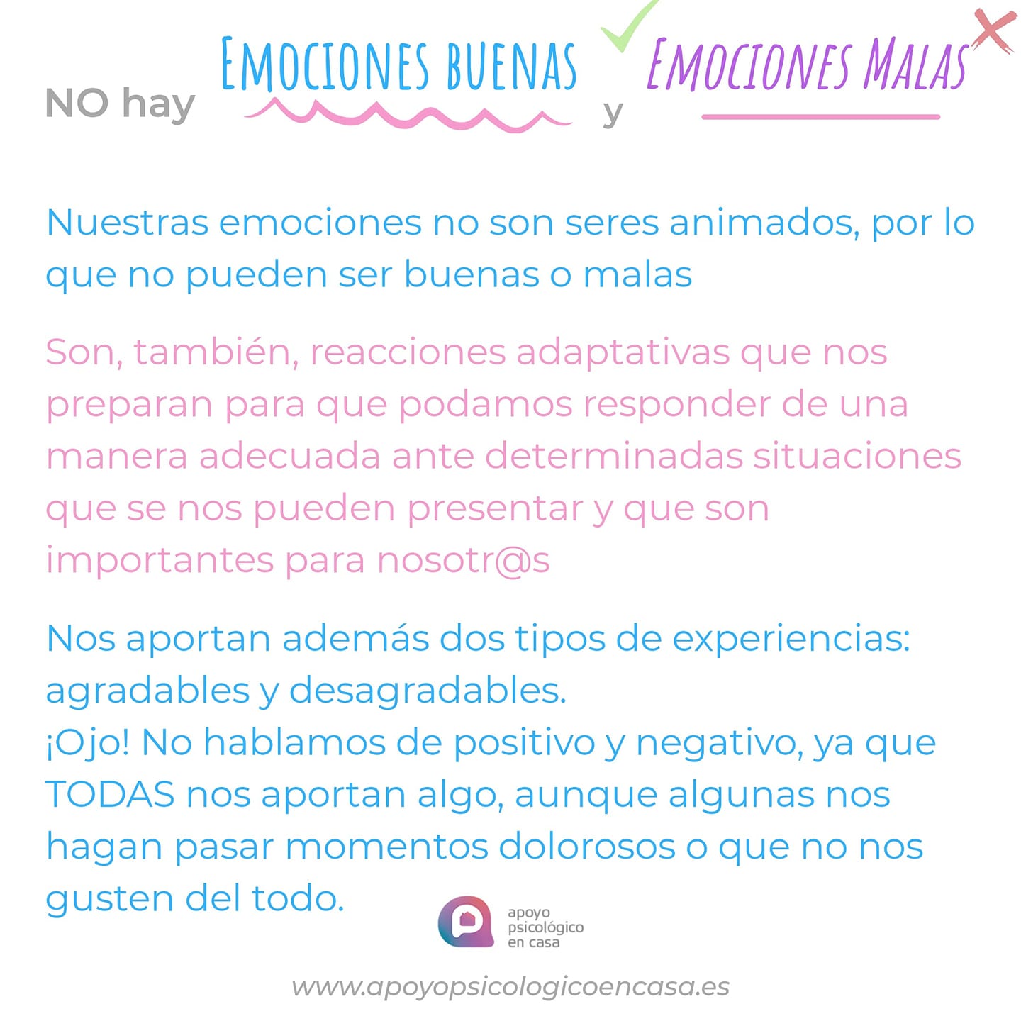 🧘‍♀️🌻Una #emoción es un estado... - Apoyo Psicológico En Casa