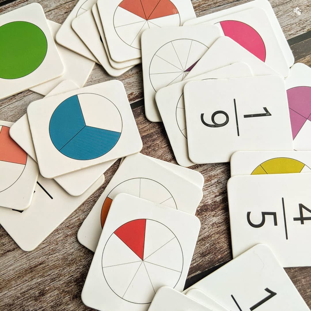 Fractions memory game 14 pairs of... - The Little Philomath