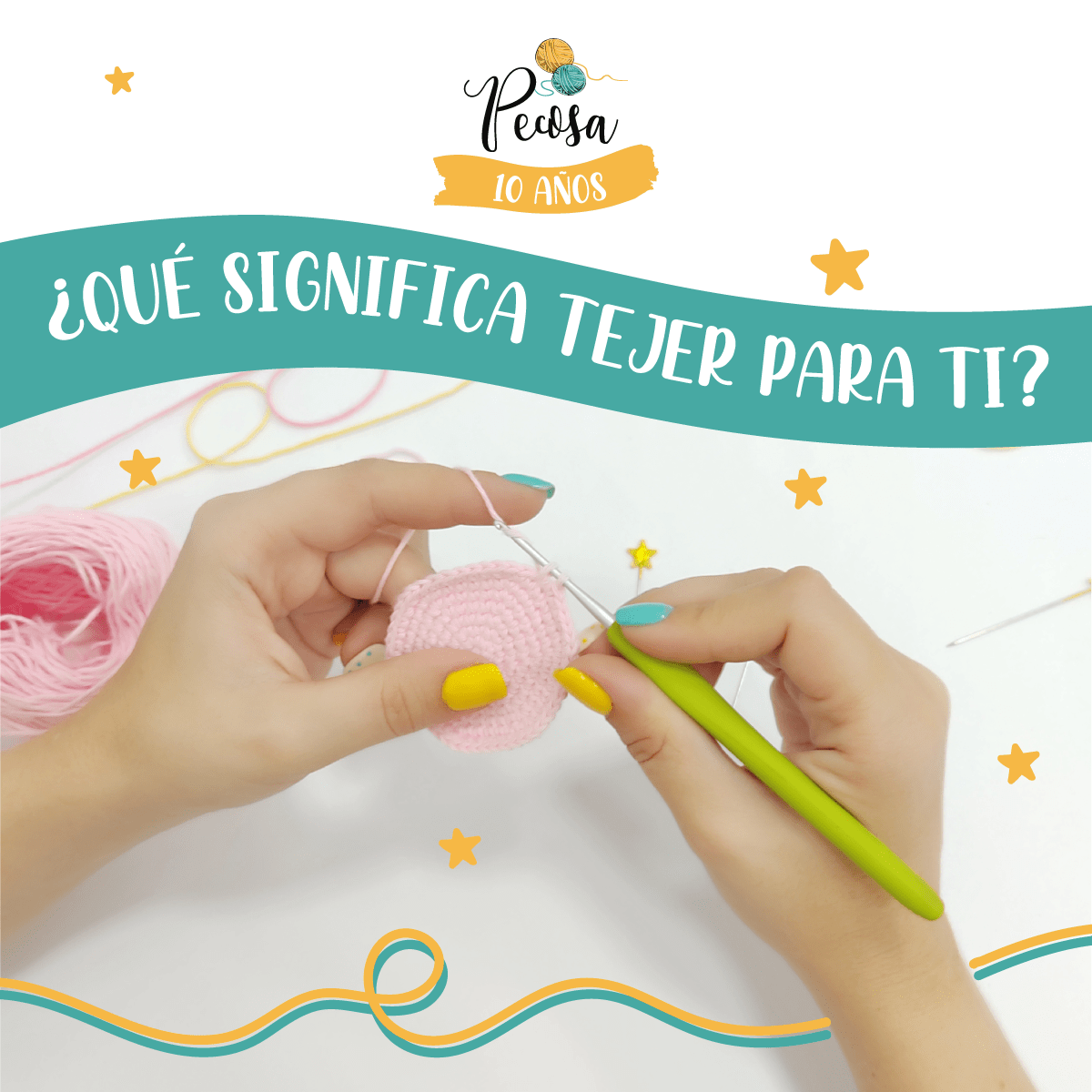 Pecosa Tejer Es Un Arte Y Puede Tener Diferentes