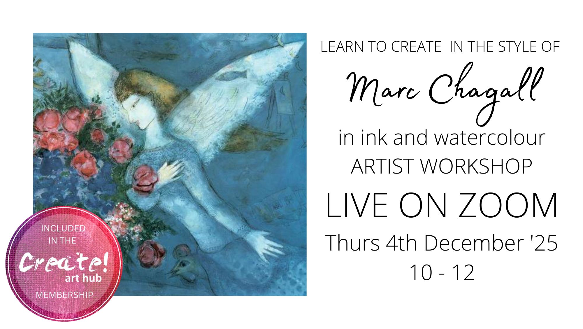 HUB CLASS | Learn to create art in the style of Marc Chagall