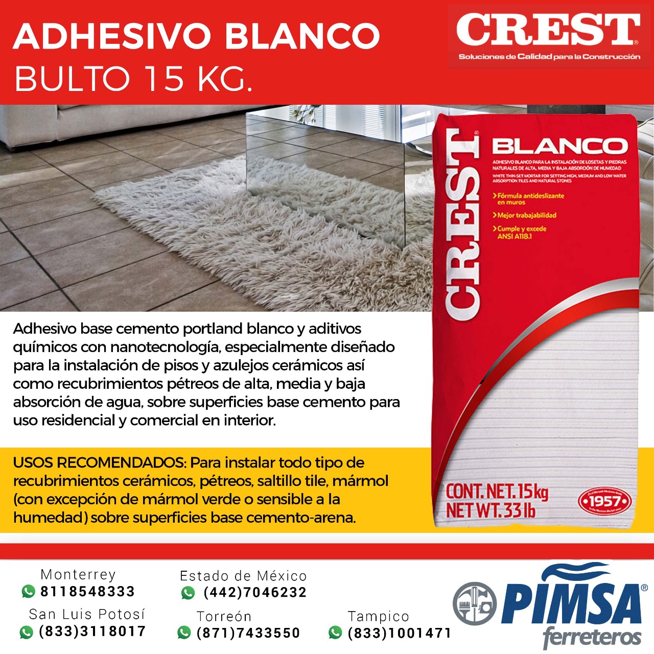 ¿ya Conoces El Adhesivo Blanco Pimsa Ferreteros