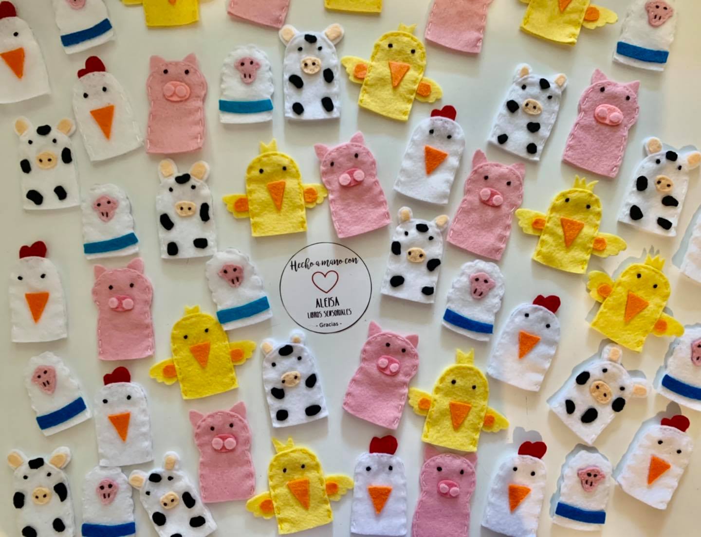 Finger puppets de animales de... - Aleisa libros sensoriales