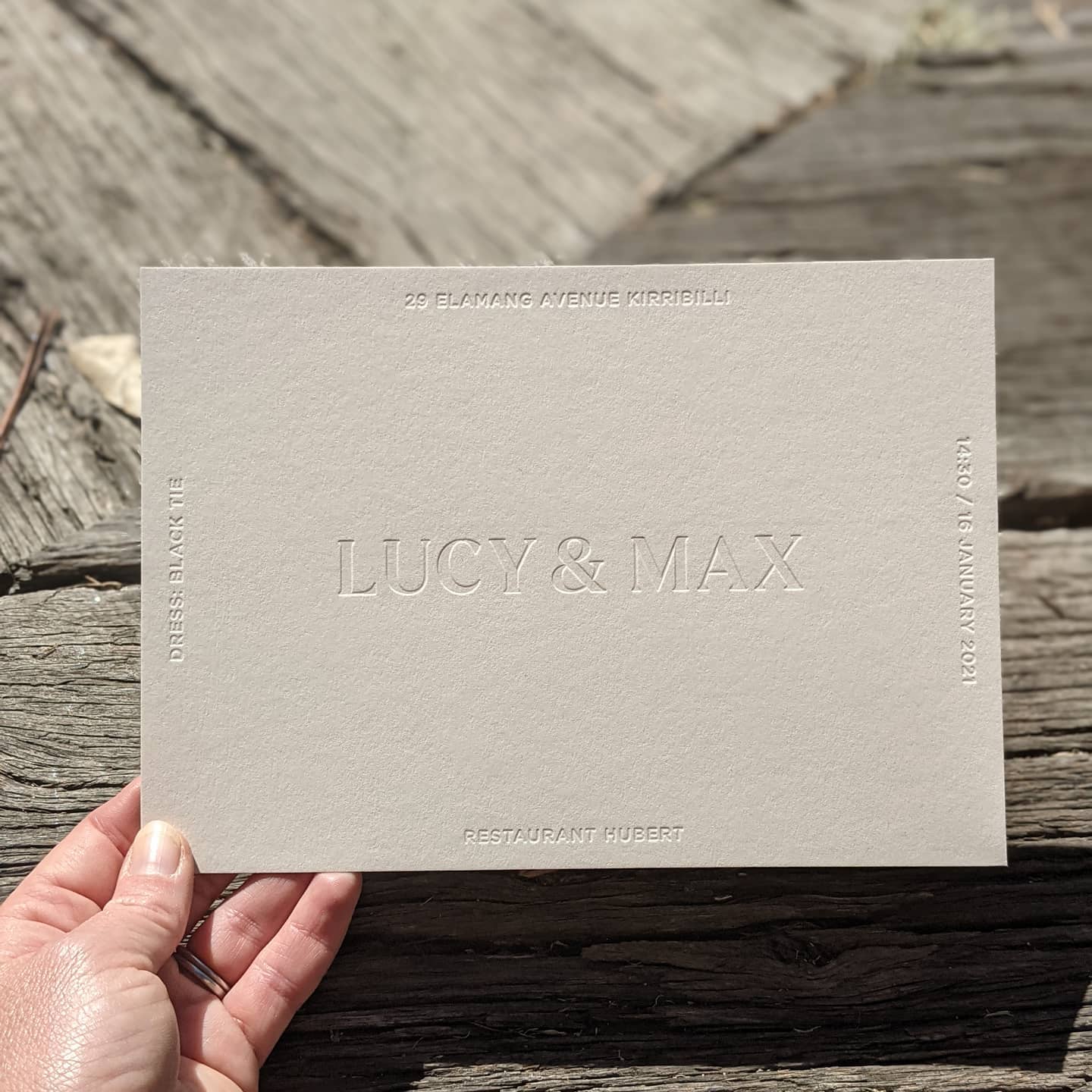 Dandd Letterpress 👌 Wedding Invitation Perfection Right Here 👌blind