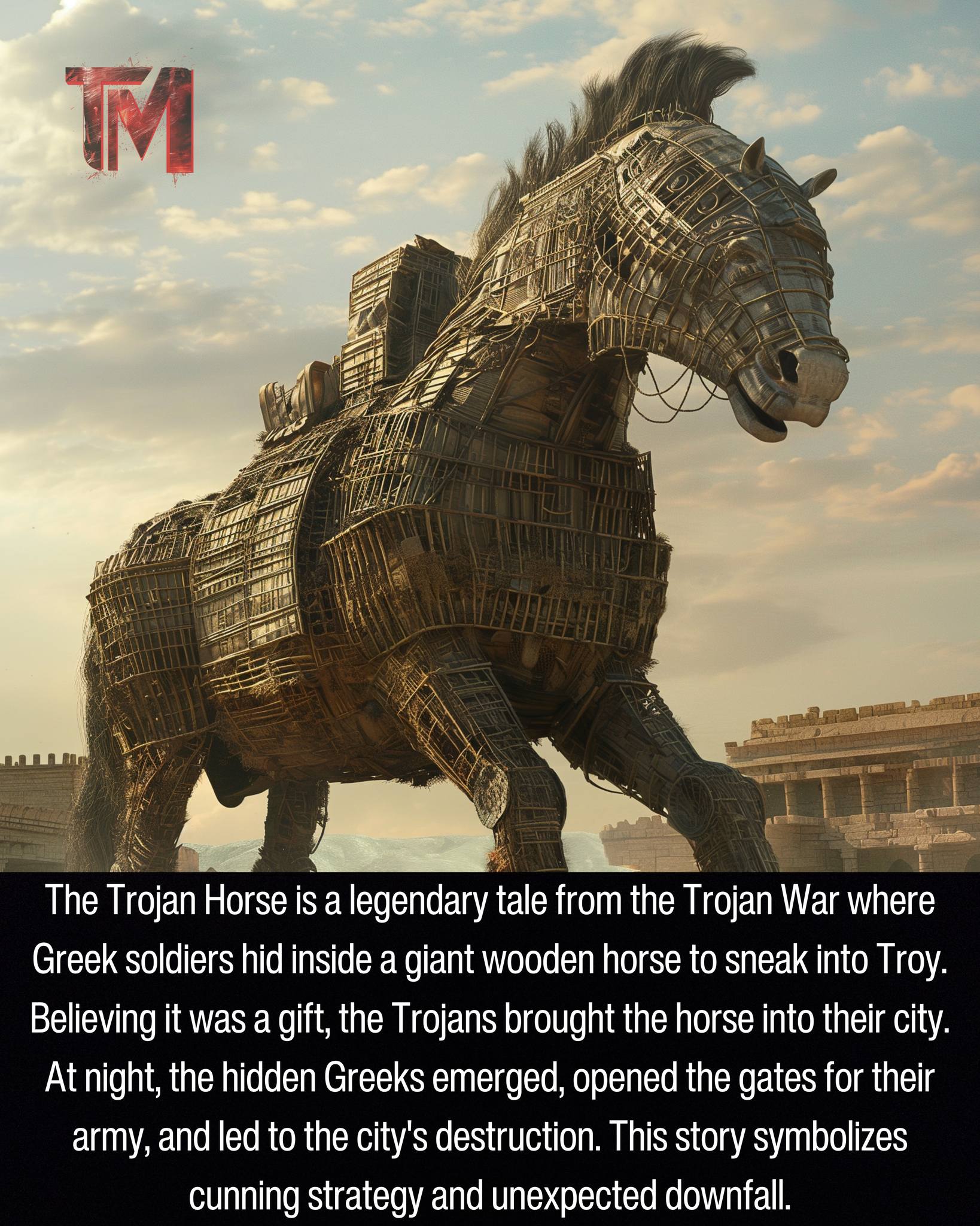 TerrifyingMyths - The Trojan Horse is a legendary tale... | Facebook