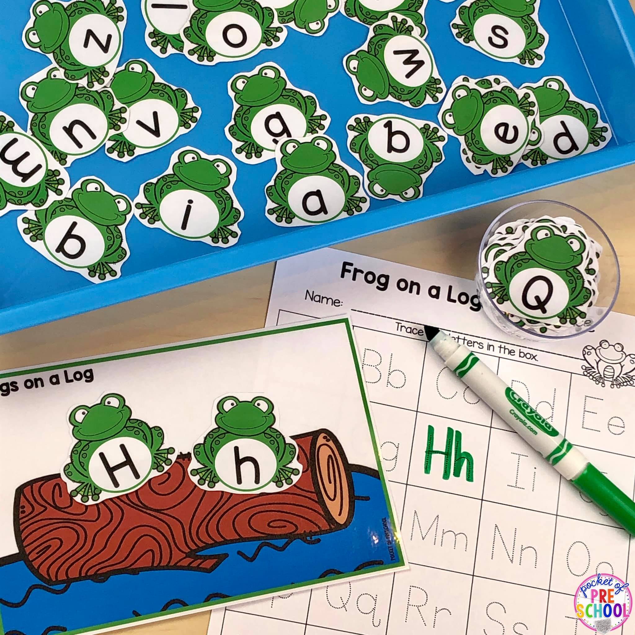 Pond themed literacy centers!... - Pocket of Preschool