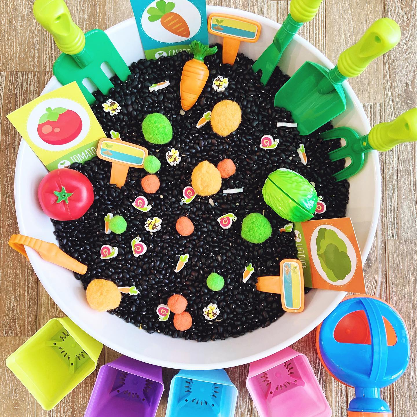 VEGETABLE GARDEN SENSORY BIN 🥕 This... - Teach.Talk.Inspire | Facebook