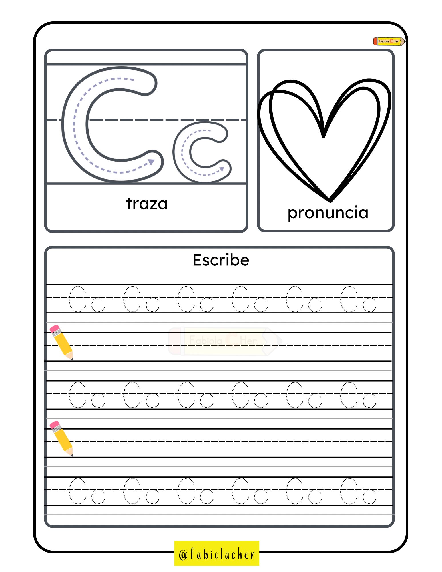 Fabiola C Her - Cuadernillo Abecedario Traza, pronuncia... | Facebook