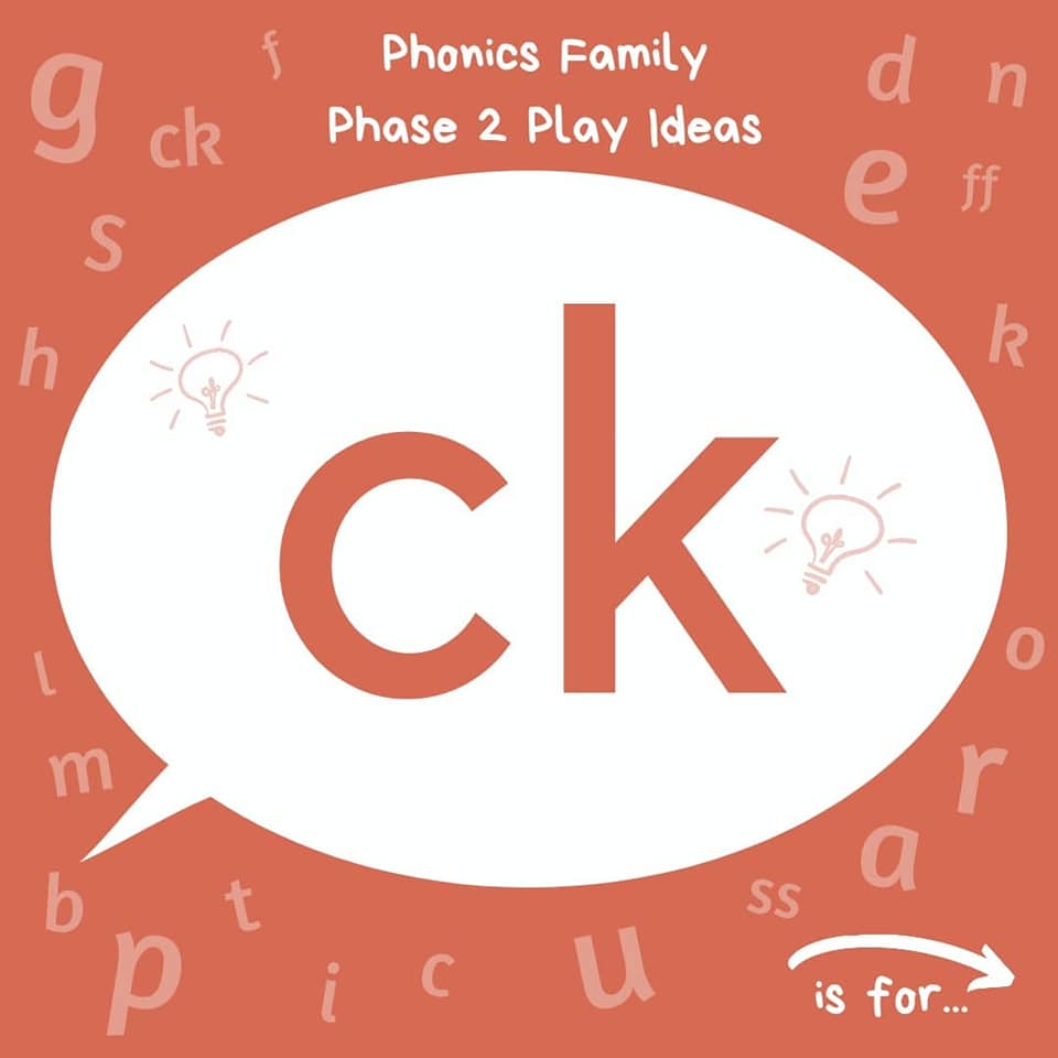 Phonics Family - Continuing the Phase 2 ideas with 'ck'... | Facebook