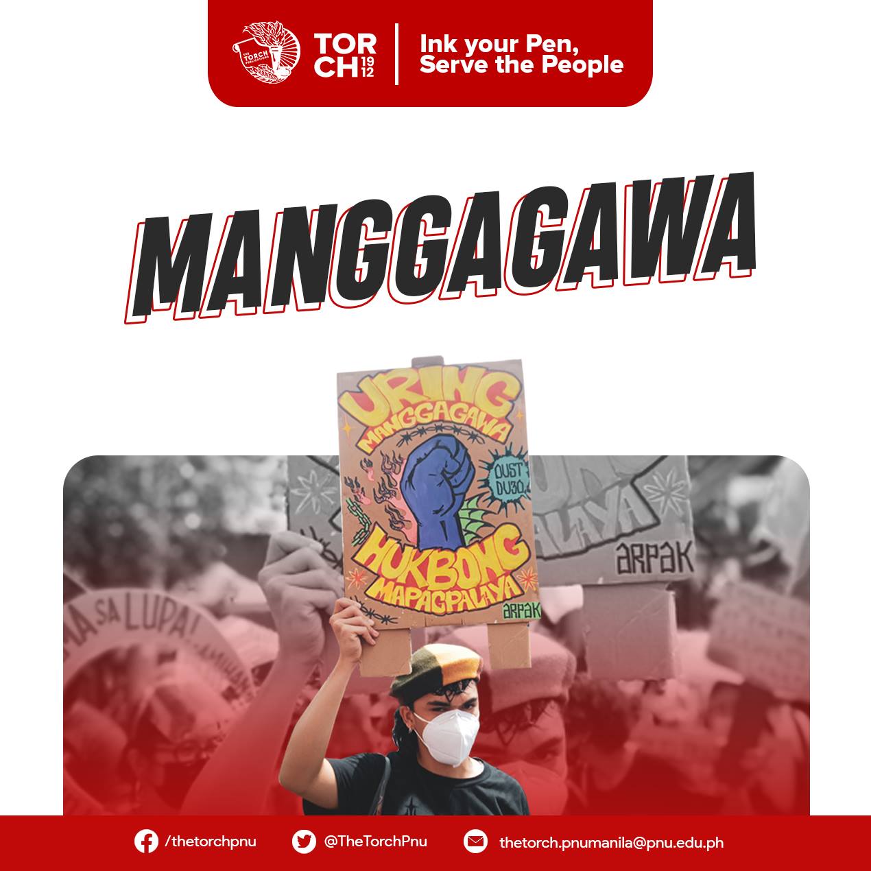 Sona Ng Bayan Manggagawa The Torch Publications 1284